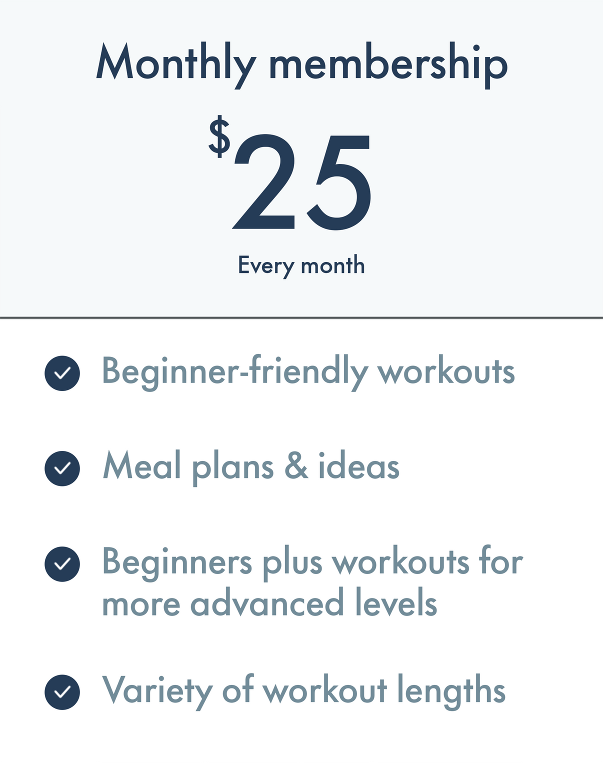 Monthly Membership