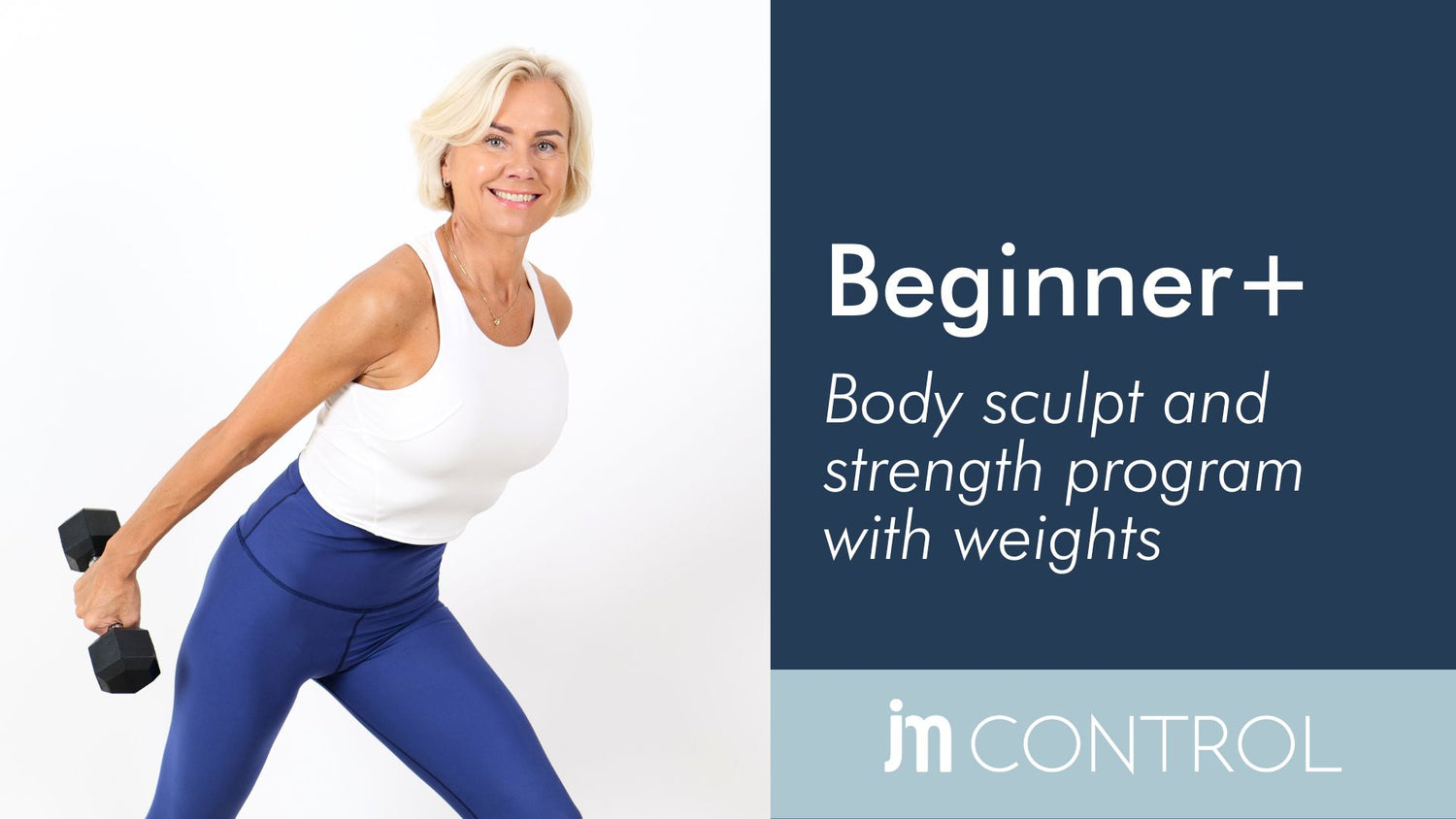 Beginner+ body sculpt and strength program with weights